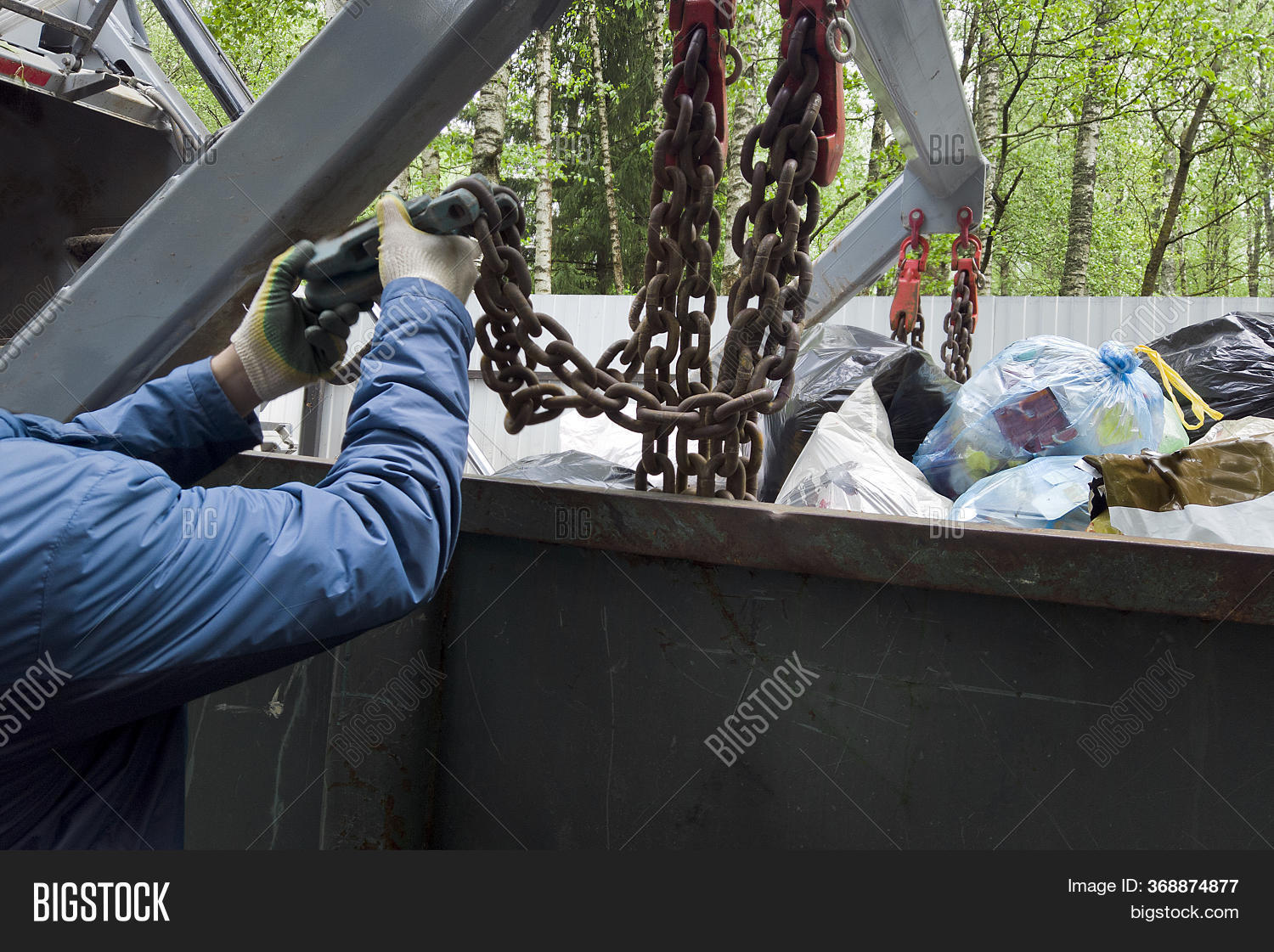 Operator Garbage Truck Image & Photo (Free Trial) | Bigstock