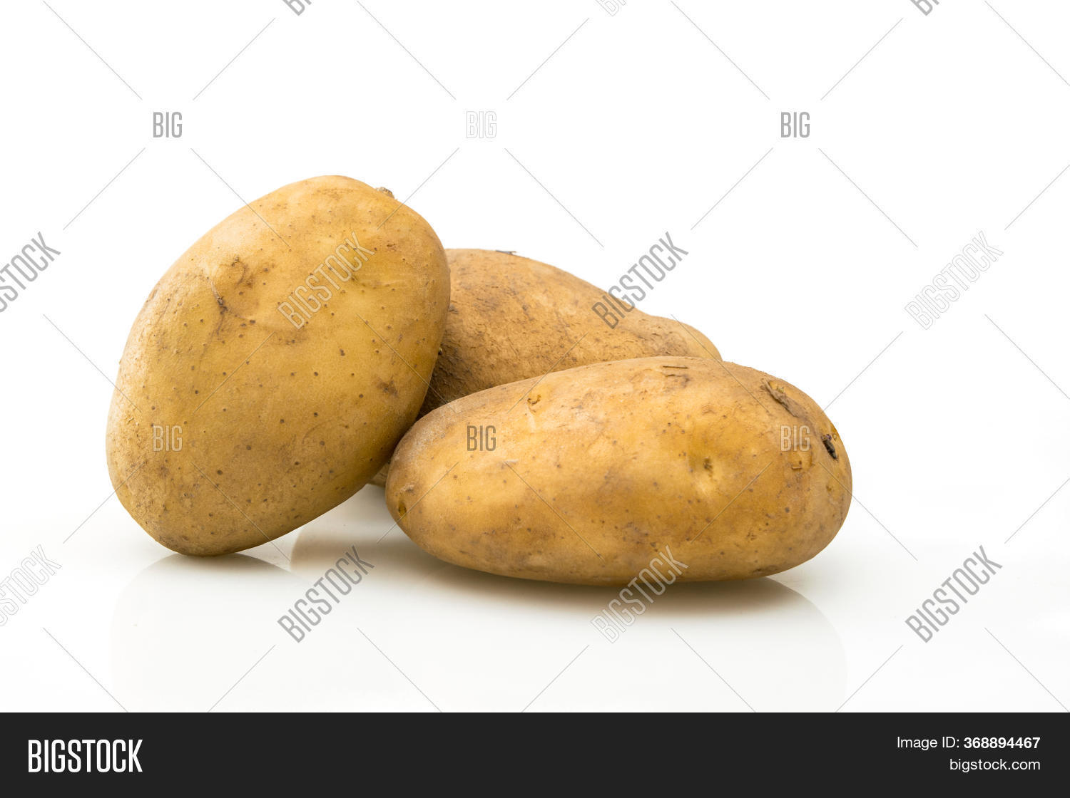 Potato Isolated On Image & Photo (Free Trial) | Bigstock