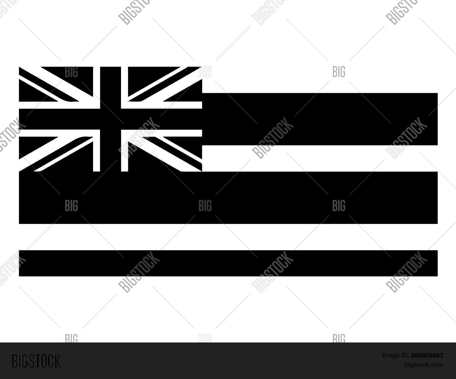 Hawaii Hi State Flag Vector & Photo (Free Trial) | Bigstock