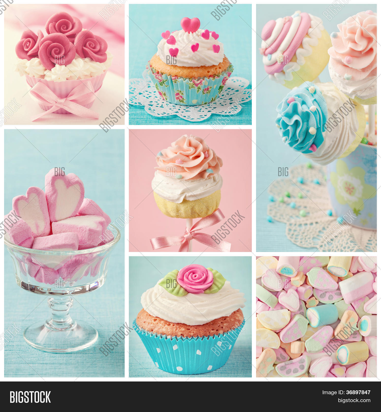 Pastel Colored Sweets Image & Photo (Free Trial) | Bigstock