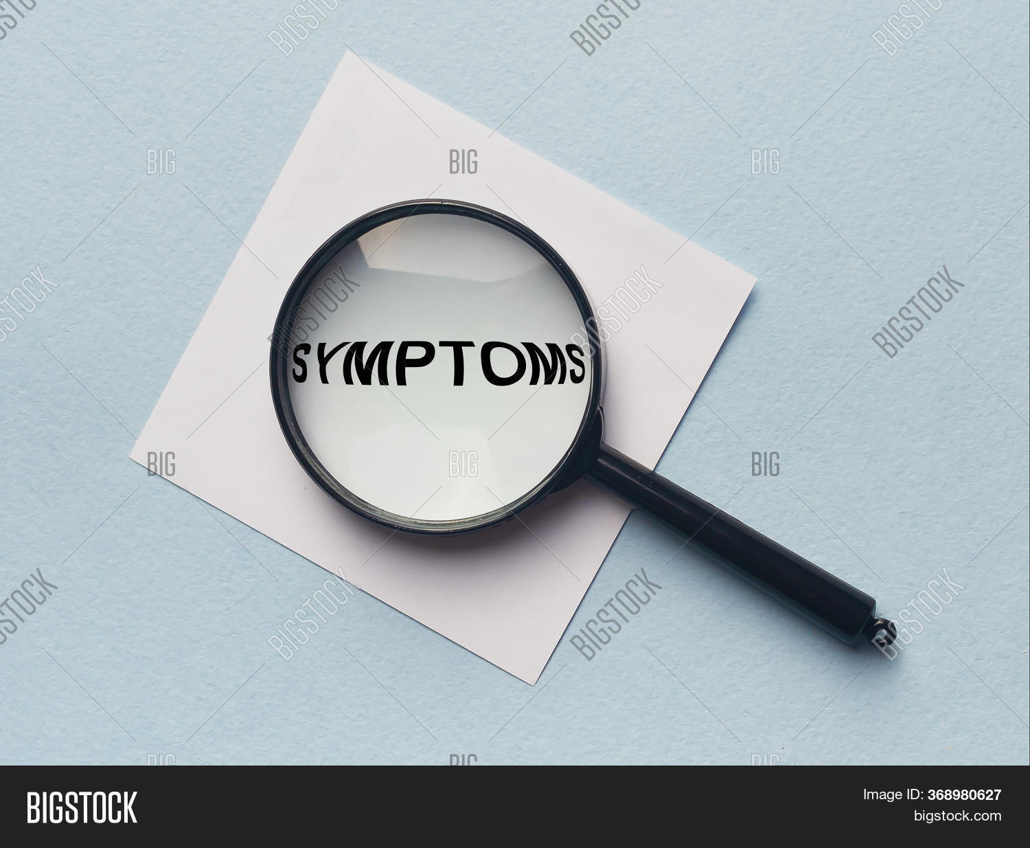Word Symptoms On White Image & Photo (Free Trial) | Bigstock