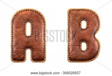 Set Leather Letters , Image & Photo (Free Trial) | Bigstock