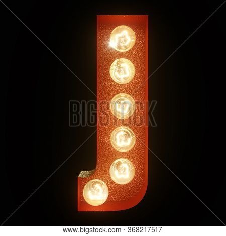 Luminous Letter J. Box Image & Photo (Free Trial) | Bigstock
