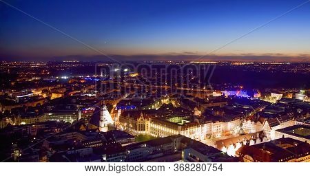 Leipzig. Night Image & Photo (Free Trial) | Bigstock