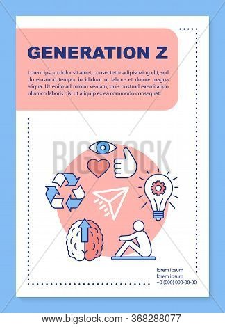 Generation Z Poster Vector & Photo (Free Trial) | Bigstock