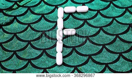 Alphabet Made Pills On Image & Photo (Free Trial) | Bigstock