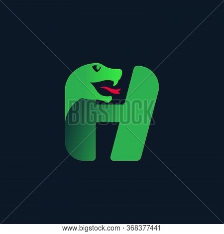 H Letter Logo Snake Vector & Photo (Free Trial) | Bigstock