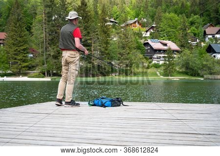 Fisherman Standing On Image & Photo (Free Trial) | Bigstock