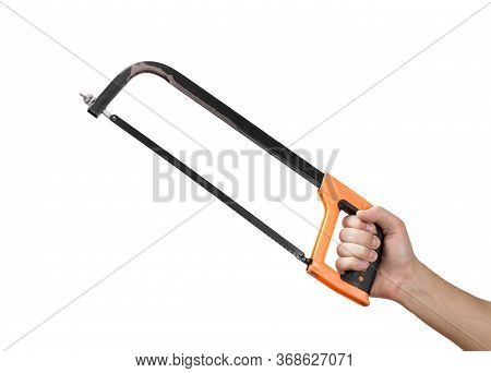 Hand Holding Saw On Image & Photo (Free Trial) | Bigstock