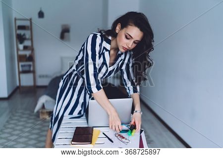 Engaged Woman Stooping Image & Photo (Free Trial) | Bigstock