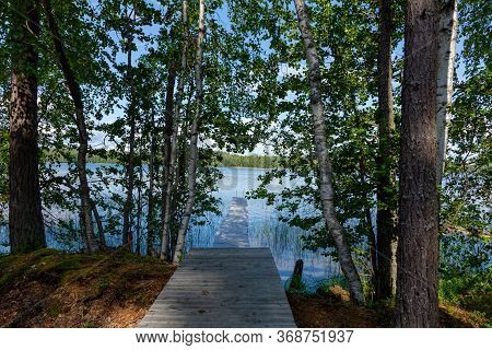 Peer On Lake Finland Image & Photo (Free Trial) | Bigstock