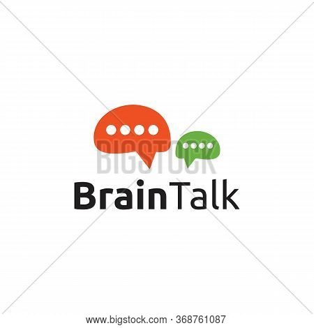 Brain Talk Logo Vector & Photo (Free Trial) | Bigstock