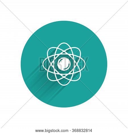 White Atom Icon Vector & Photo (Free Trial) | Bigstock