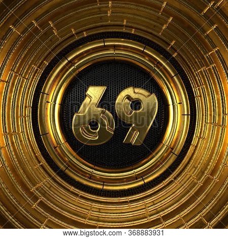 Gold Number 69 (number Image & Photo (Free Trial) | Bigstock