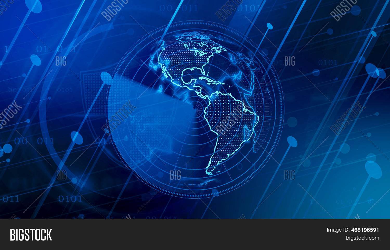 Techy Earth Map Image & Photo (Free Trial) | Bigstock