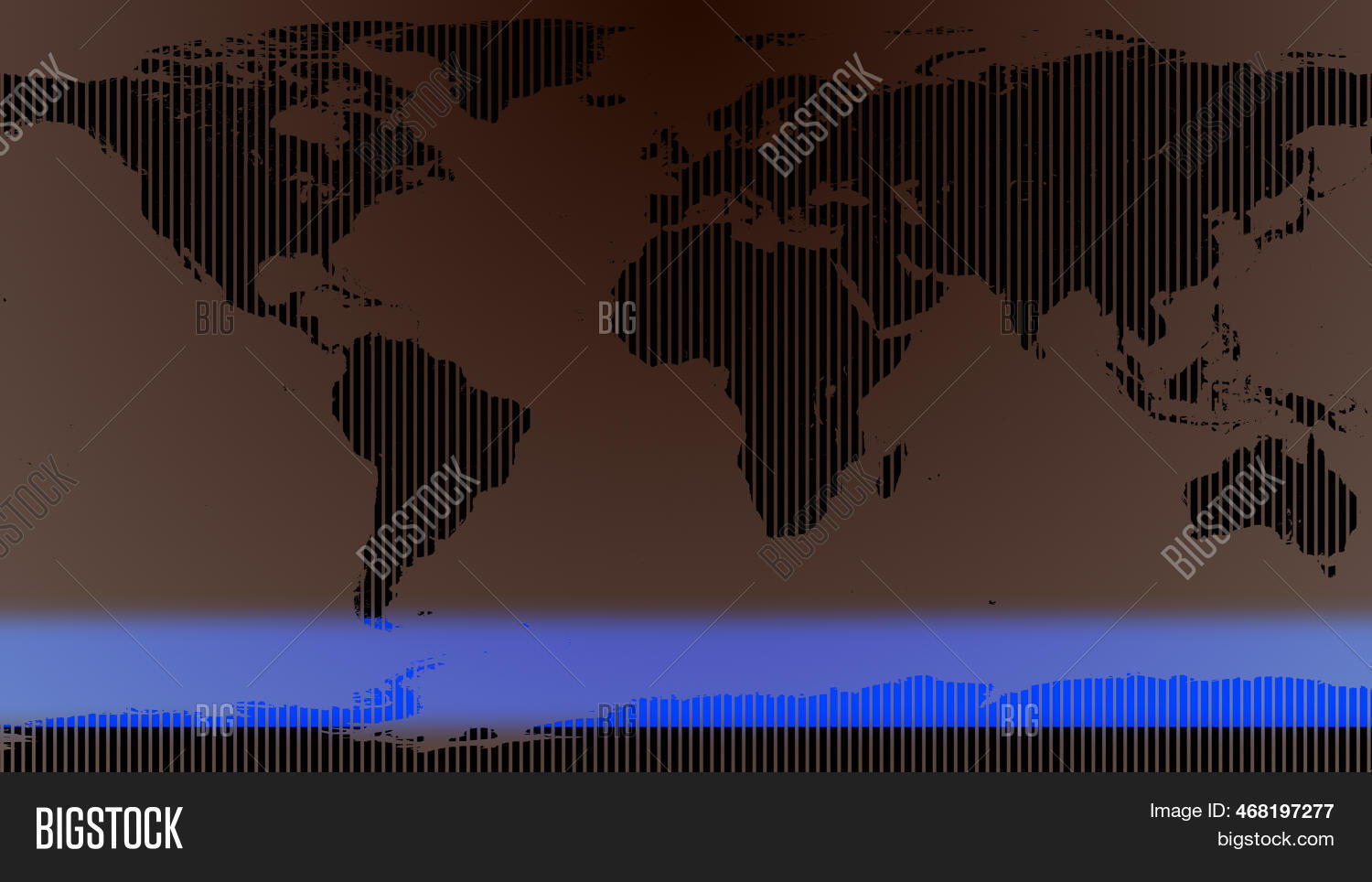 World Map Grid Line. Image & Photo (Free Trial) | Bigstock