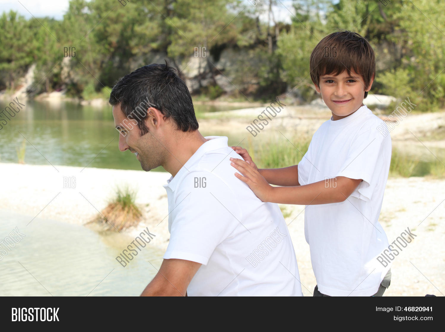 Child Pushing His Image & Photo (Free Trial) | Bigstock