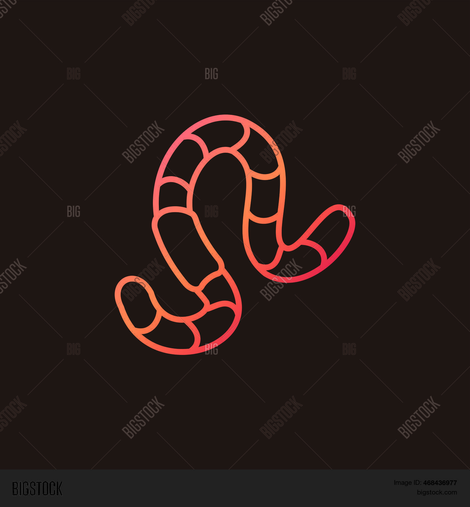 Worm Vector Concept Vector & Photo (Free Trial) | Bigstock