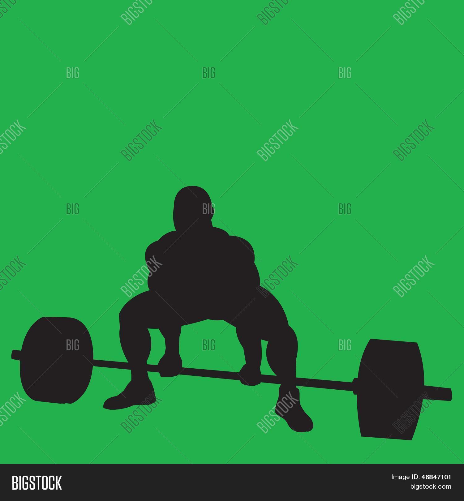 Powerlifting Deadlift Vector & Photo (Free Trial) | Bigstock