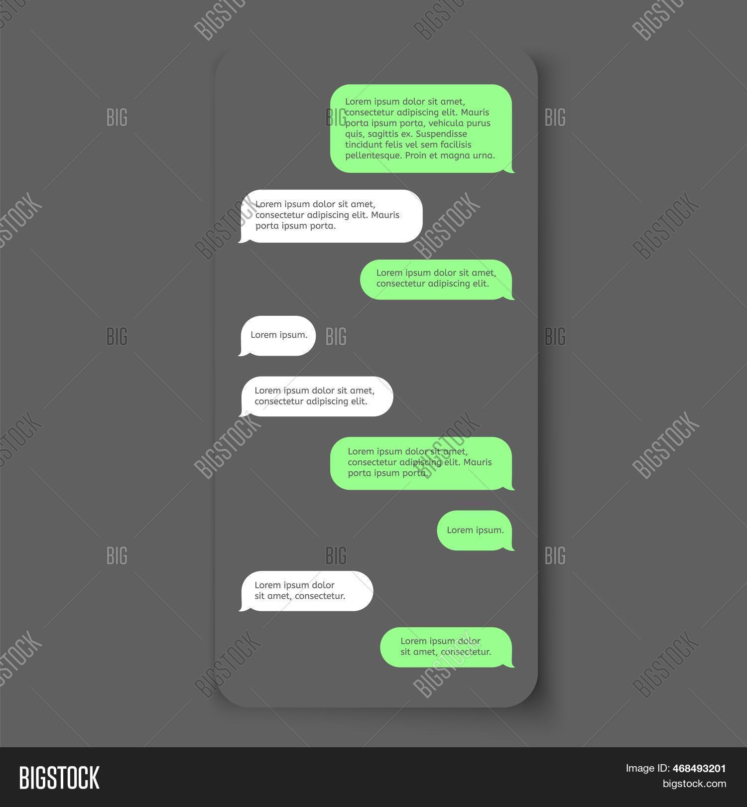Chat Text Box. Empty Image & Photo (Free Trial) | Bigstock