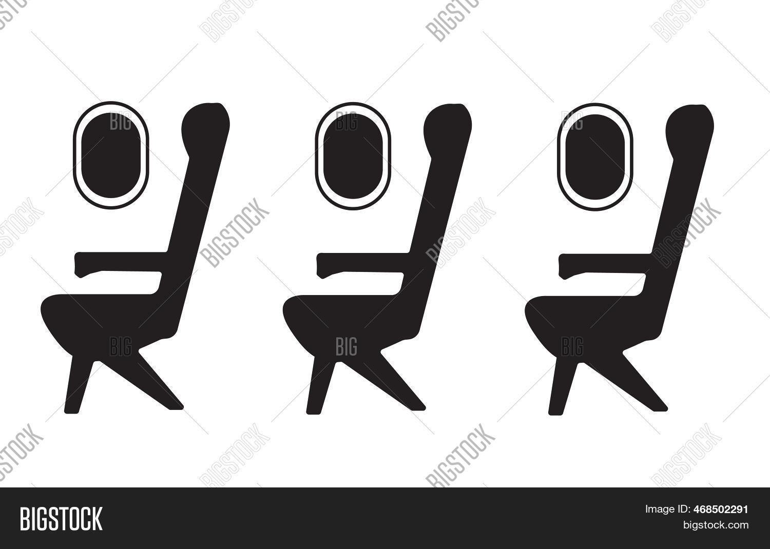Airplane Seat Icon On Image & Photo (Free Trial) | Bigstock
