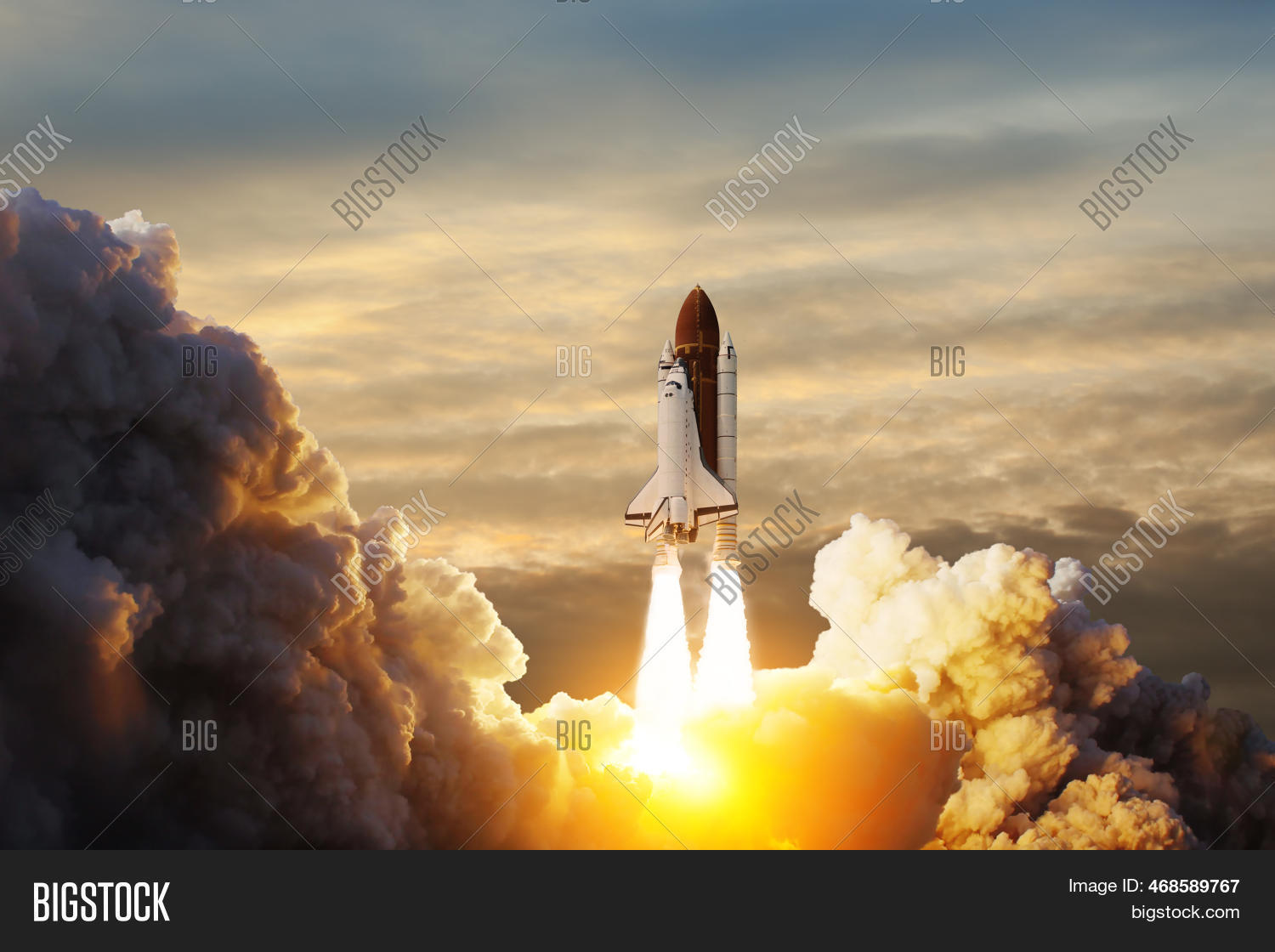 Spaceship Lift Off. Image & Photo (Free Trial) | Bigstock