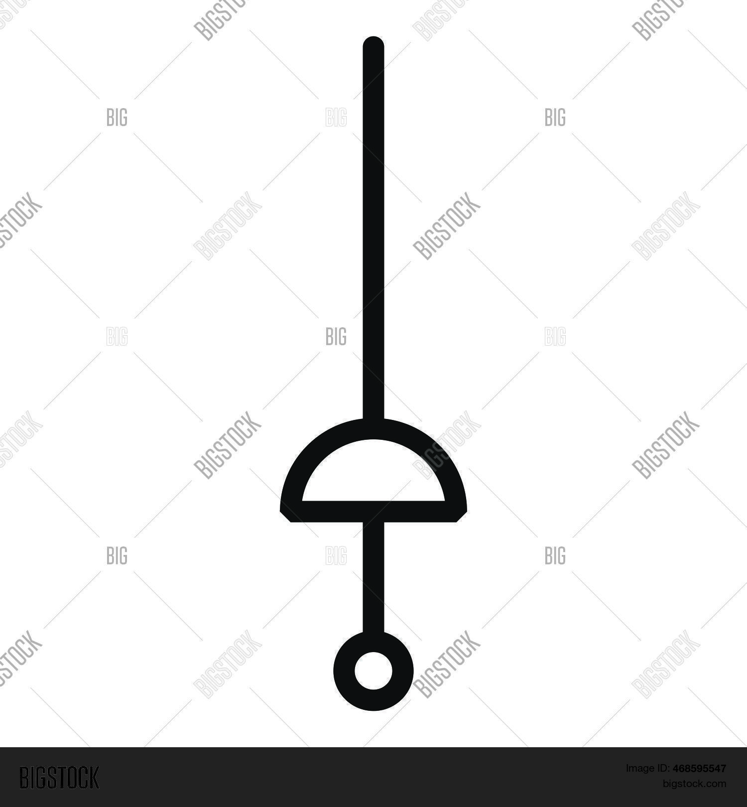 Epee Icon Line Vector & Photo (Free Trial) | Bigstock