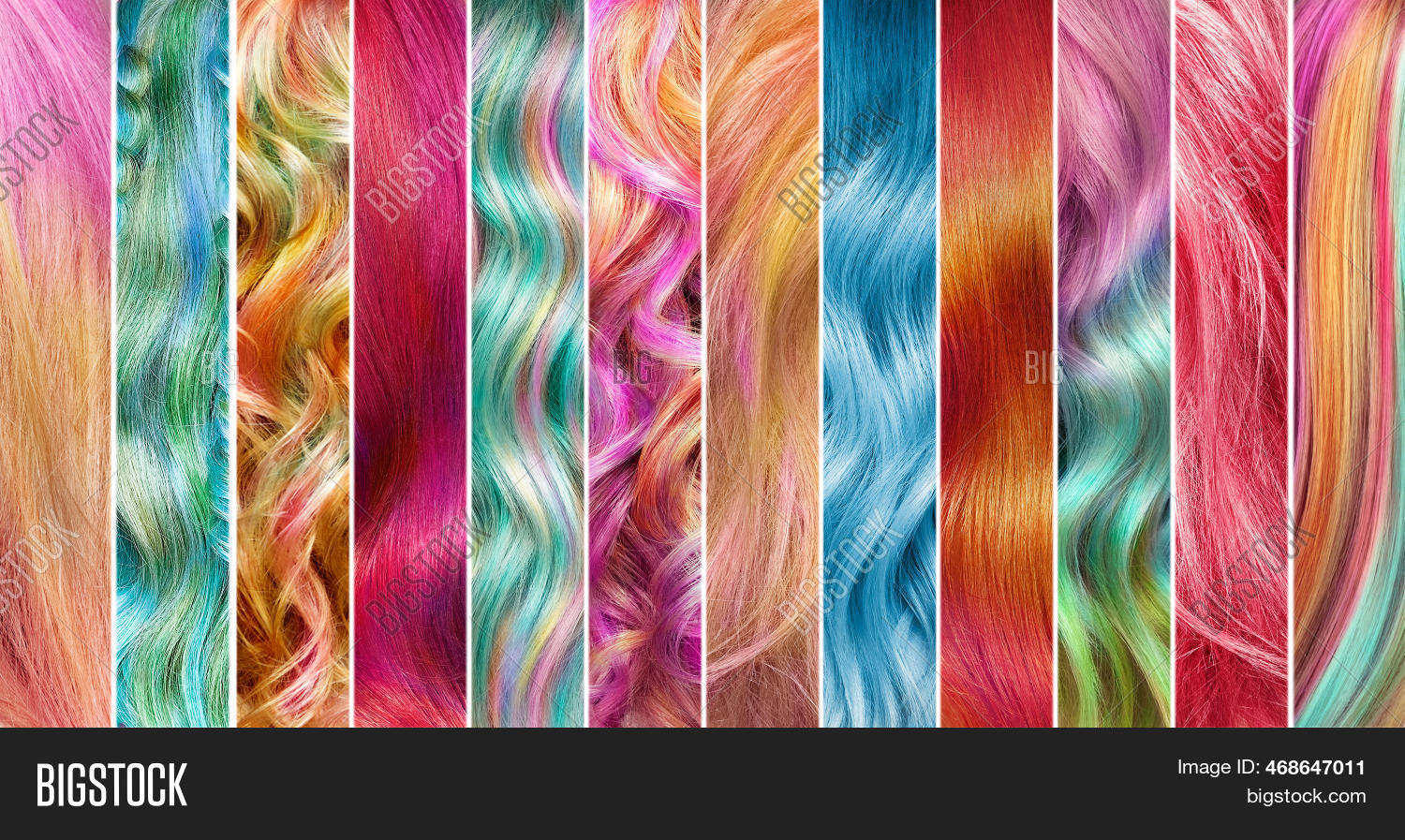 Collage Hair Color Image & Photo (Free Trial) | Bigstock