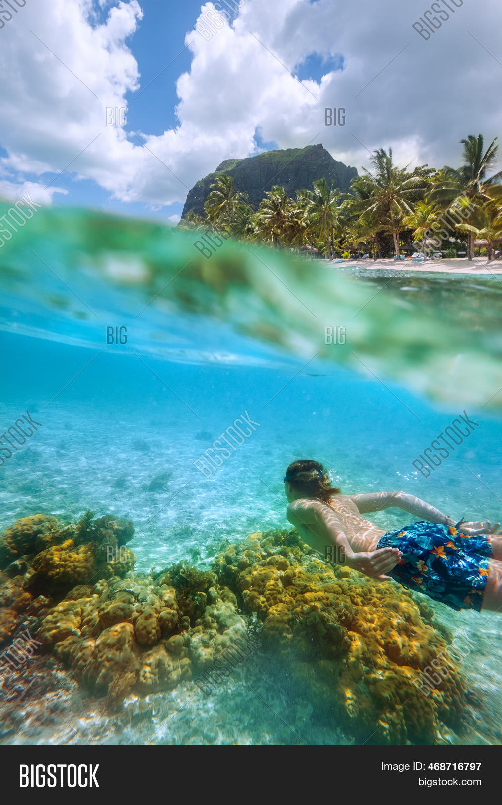 Diving Teenage Boy Image & Photo (Free Trial) | Bigstock