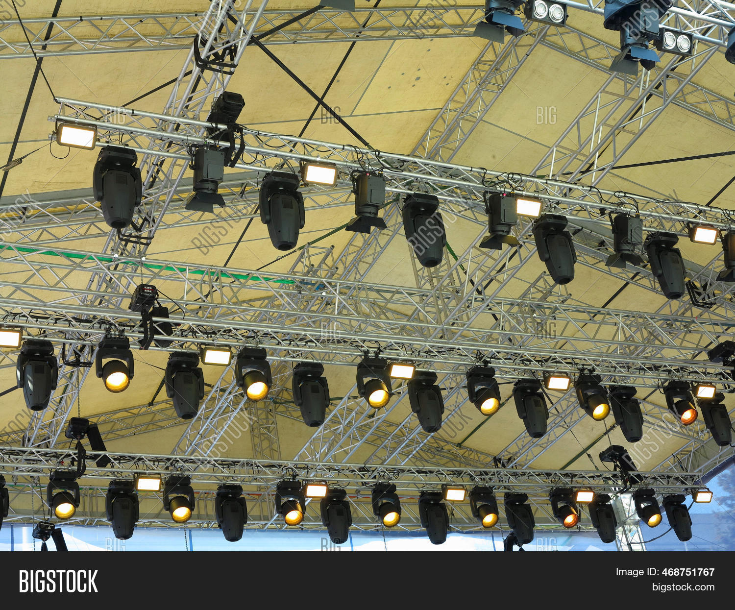 Spotlight Devices Row Image & Photo (Free Trial) | Bigstock