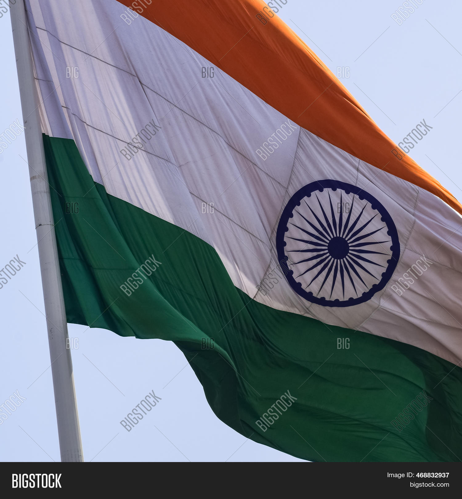 India Flag Flying High Image & Photo (Free Trial) | Bigstock