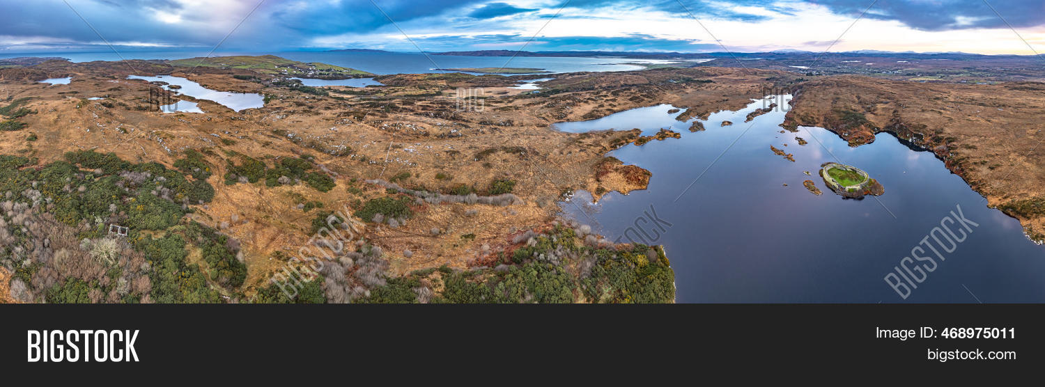 Aerial View Lough Doon Image & Photo (Free Trial) | Bigstock