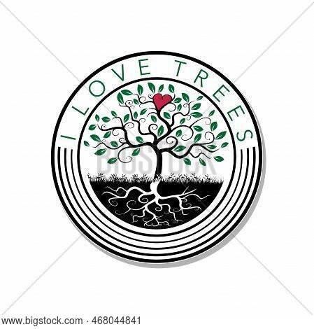 Love Trees. Vector & Photo (Free Trial) | Bigstock