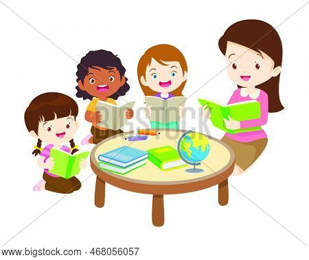 Happy Children Vector & Photo (Free Trial) | Bigstock