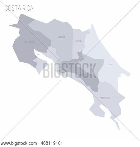 Costa Rica Political Vector & Photo (Free Trial) | Bigstock