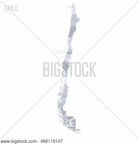 Chile Political Map Vector & Photo (Free Trial) | Bigstock