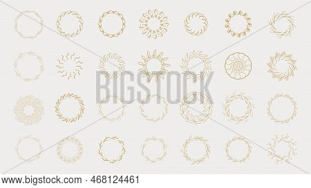 Circular Line Frame Vector & Photo (Free Trial) | Bigstock