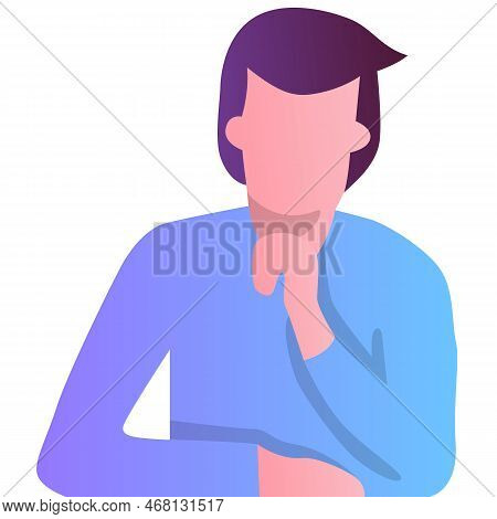 Man Thinking Vector Vector & Photo (Free Trial) | Bigstock
