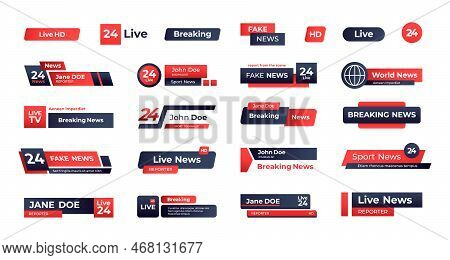 News Headline Banner Vector & Photo (Free Trial) | Bigstock