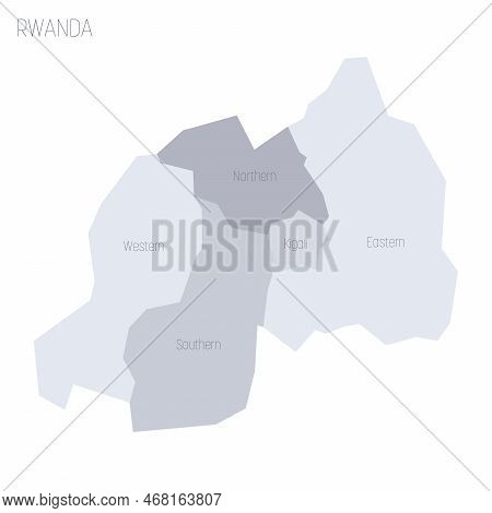 Rwanda Political Map Vector & Photo (Free Trial) | Bigstock