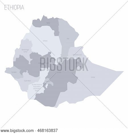 Ethiopia Political Vector & Photo (Free Trial) | Bigstock