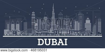 Outline Dubai Uae Vector & Photo (Free Trial) | Bigstock