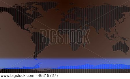 World Map Grid Line. Image & Photo (Free Trial) | Bigstock
