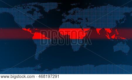 World Map Grid Line. Image & Photo (Free Trial) | Bigstock