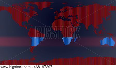 World Map Grid Line. Image & Photo (Free Trial) | Bigstock