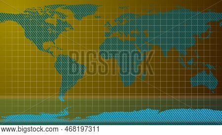 World Map Grid Line. Image & Photo (Free Trial) | Bigstock