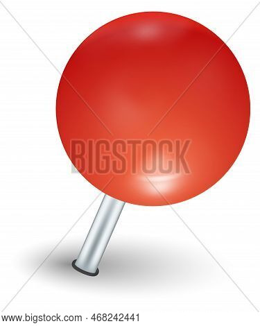 Round Pushpin Mockup Vector & Photo (Free Trial) | Bigstock