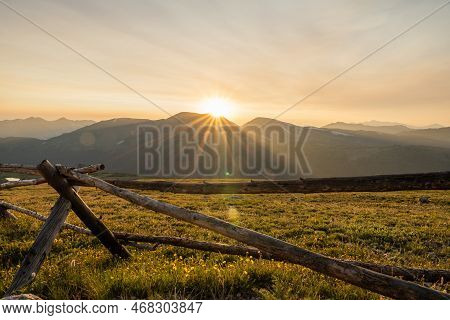 Sunset Over Wooden Image & Photo (Free Trial) | Bigstock