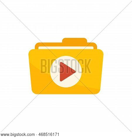 Movie Folder Icon Vector & Photo (Free Trial) | Bigstock