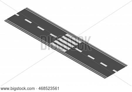 Isometric Road Vector & Photo (Free Trial) | Bigstock
